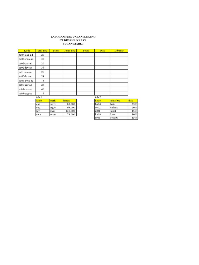 Latihan Gabungan PDF | PDF