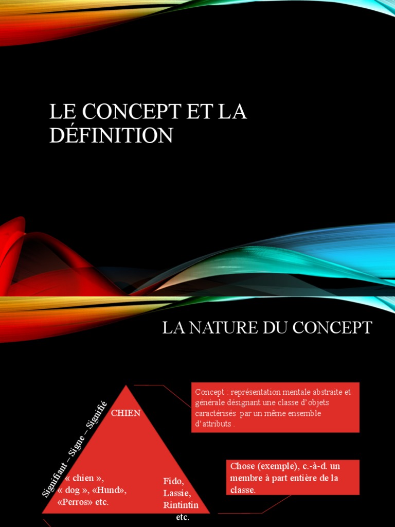 Le Concept Et La Definition v.2 | PDF | Chiens