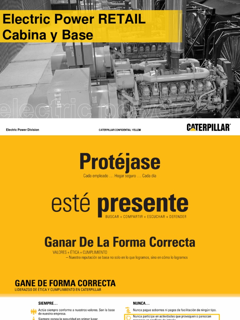 Cabina & Base - EPD - Caterpillar - FINAL | PDF | Ciencias fisicas
