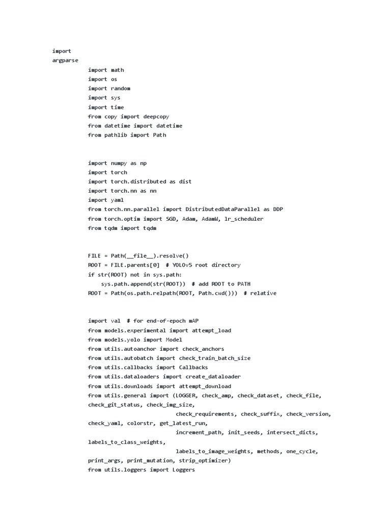 Training Code | PDF | Computer Science | Computing