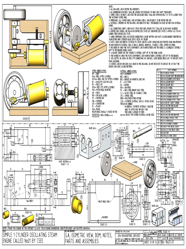 No21 A3 Sheet 01 PDF | PDF | Screw | Engineering Tolerance