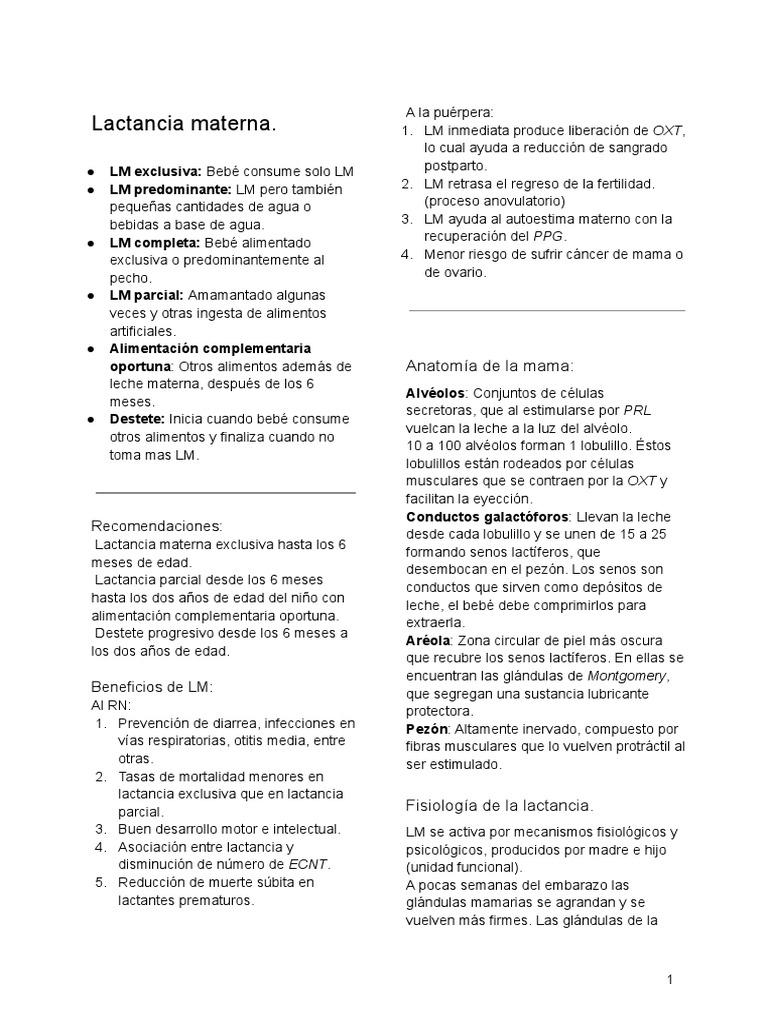 Lactancia Materna Pdf Pdf Lactancia Pecho