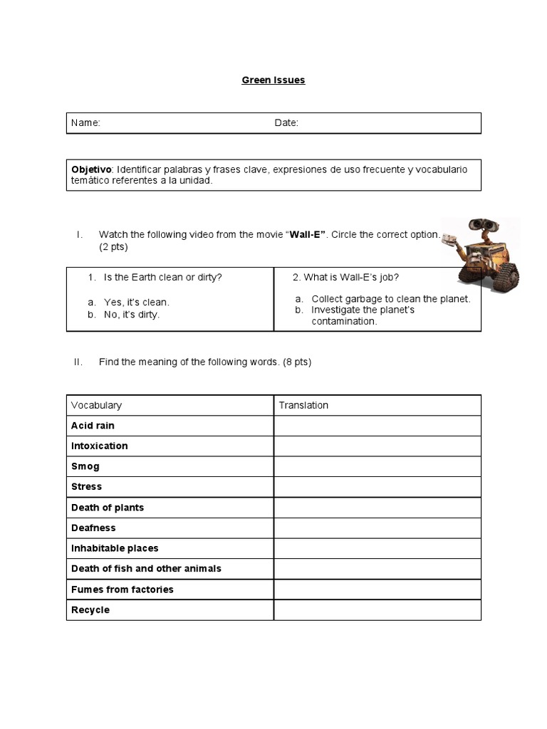 Guía - Green Issues | PDF