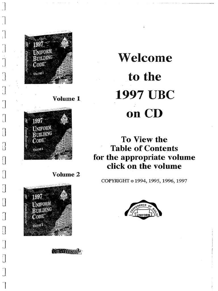 Civil UBC 1997 Uniform Building Code Volumn 3 PDF | PDF