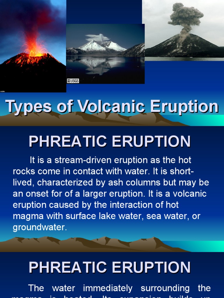 Types-of-Volcanic-Eruption Grade 9 IM | PDF