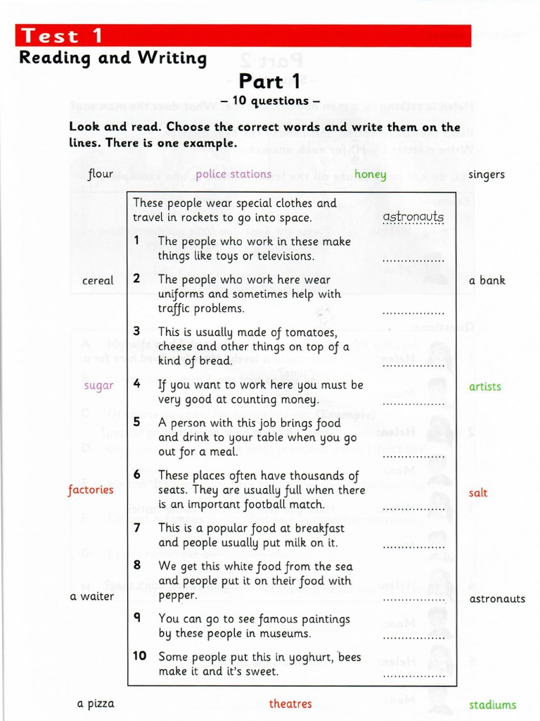 Flyers - Reading and Writing | PDF