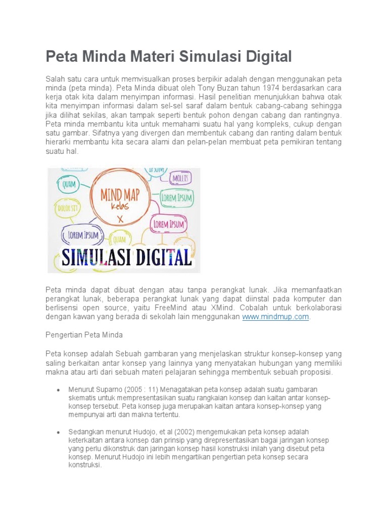 Materi Peta Minda | PDF
