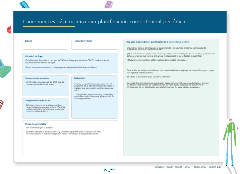 Plantilla de Planificacio N de Clase - V1.11 | PDF | Evaluación ...