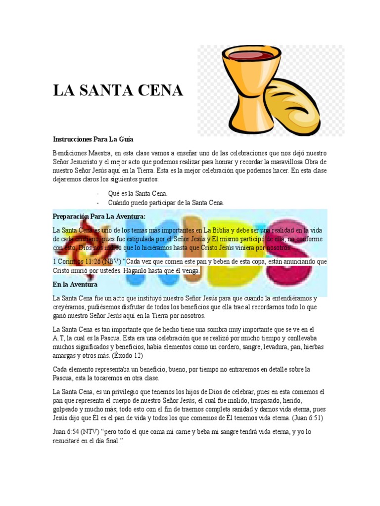 La Santa Cena | PDF