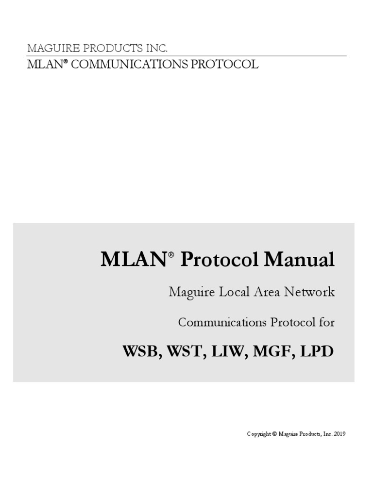 Maguire Mlan-Protocol-File-File | PDF | Electrical Connector | Computer ...