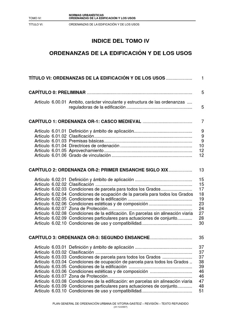 Tomo IV Ordenanzas de La Edificación y de Los Usos - 3068 | Descargar gratis PDF | Edades medias ...