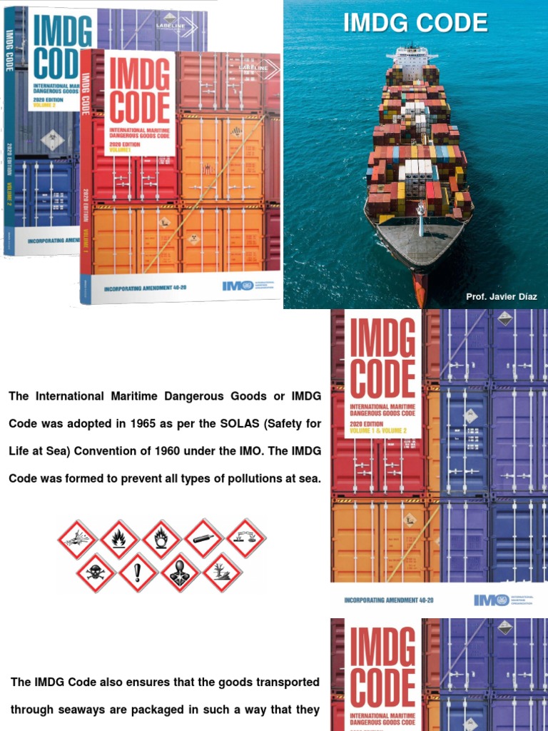 Imdg Code | PDF | Dangerous Goods | Occupational Safety And Health