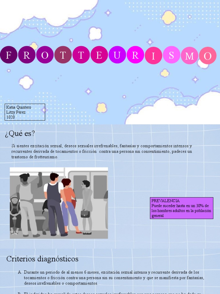 Trastorno de Frotteurismo: Definición y Criterios | PDF | Salud mental ...
