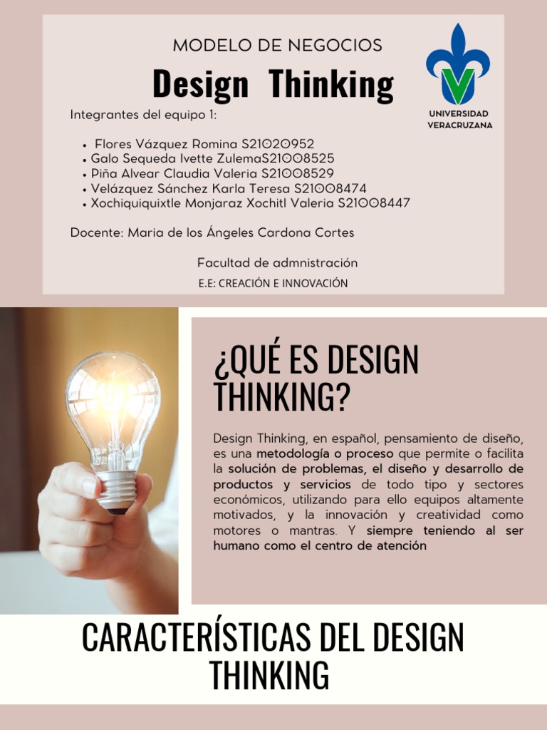 Modelo Design Thinking | PDF | El pensamiento de diseño | Diseño