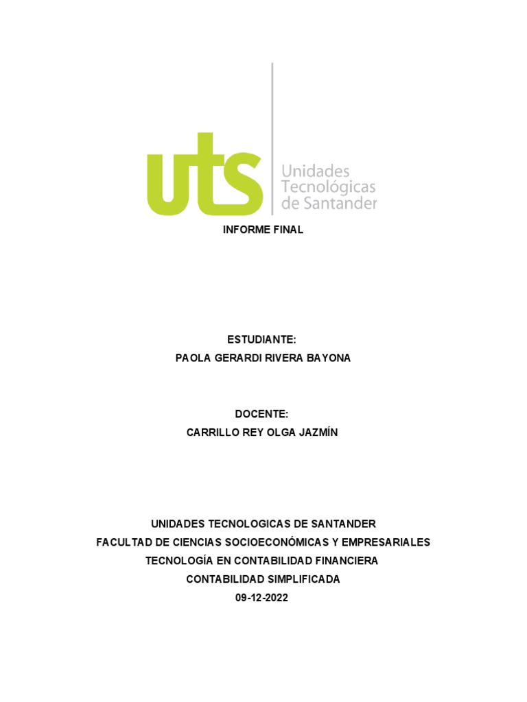 Informe Final | PDF