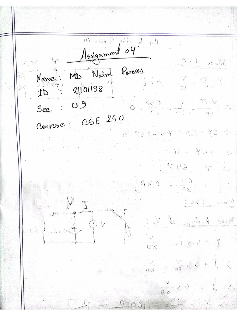 MD Naim Parves - Assignment-04 - CSE250 | PDF