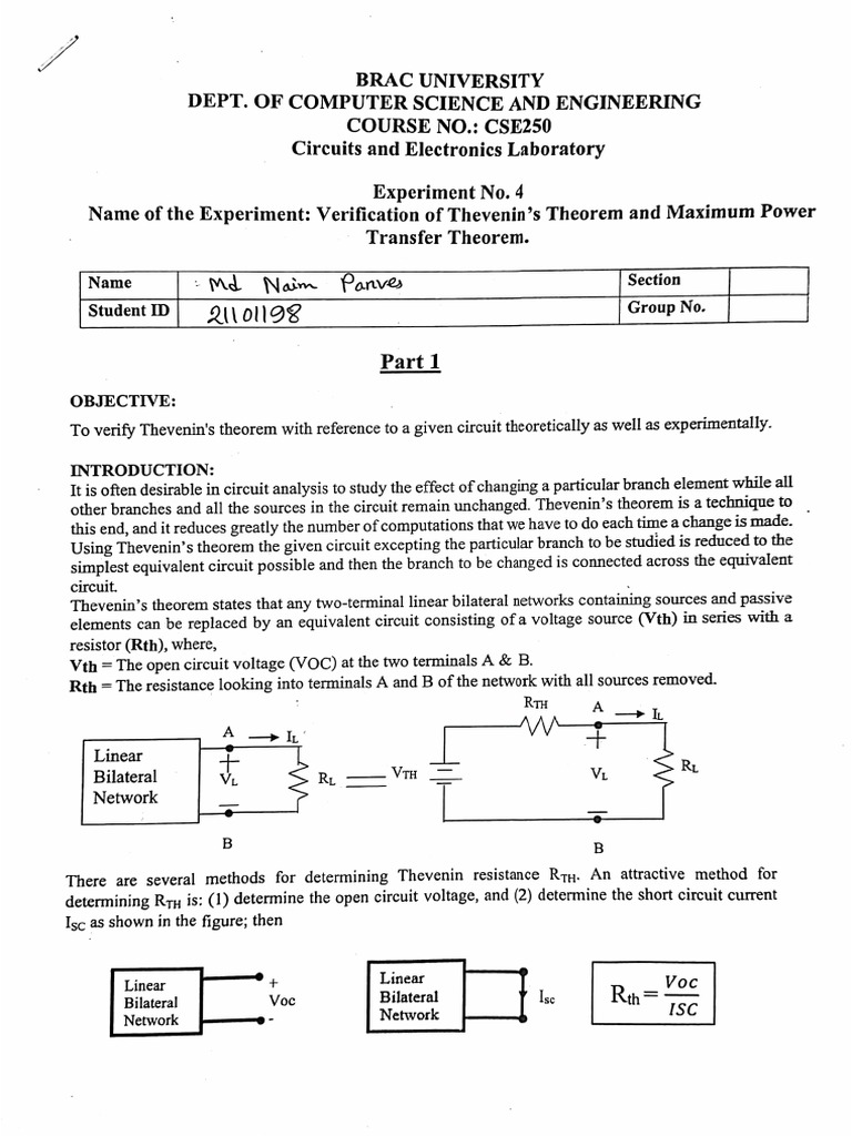 MD Naim Parves - Lab Exp 4 - Cse250.... | PDF