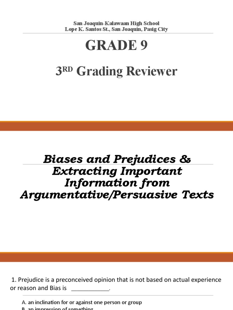 Grade 9 Reviewer 3rd Grading | PDF | Characters In Romeo And Juliet | Romeo And Juliet