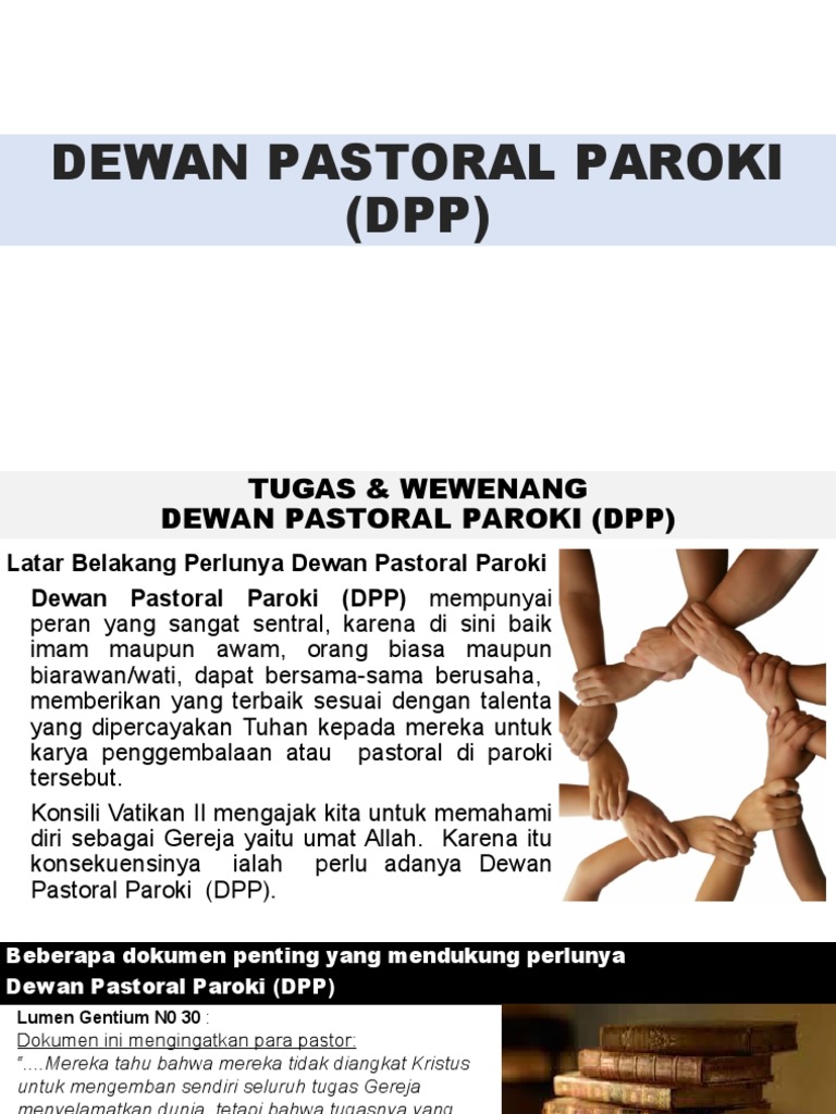 Tugas dan Struktur Dewan Pastoral Paroki | PDF