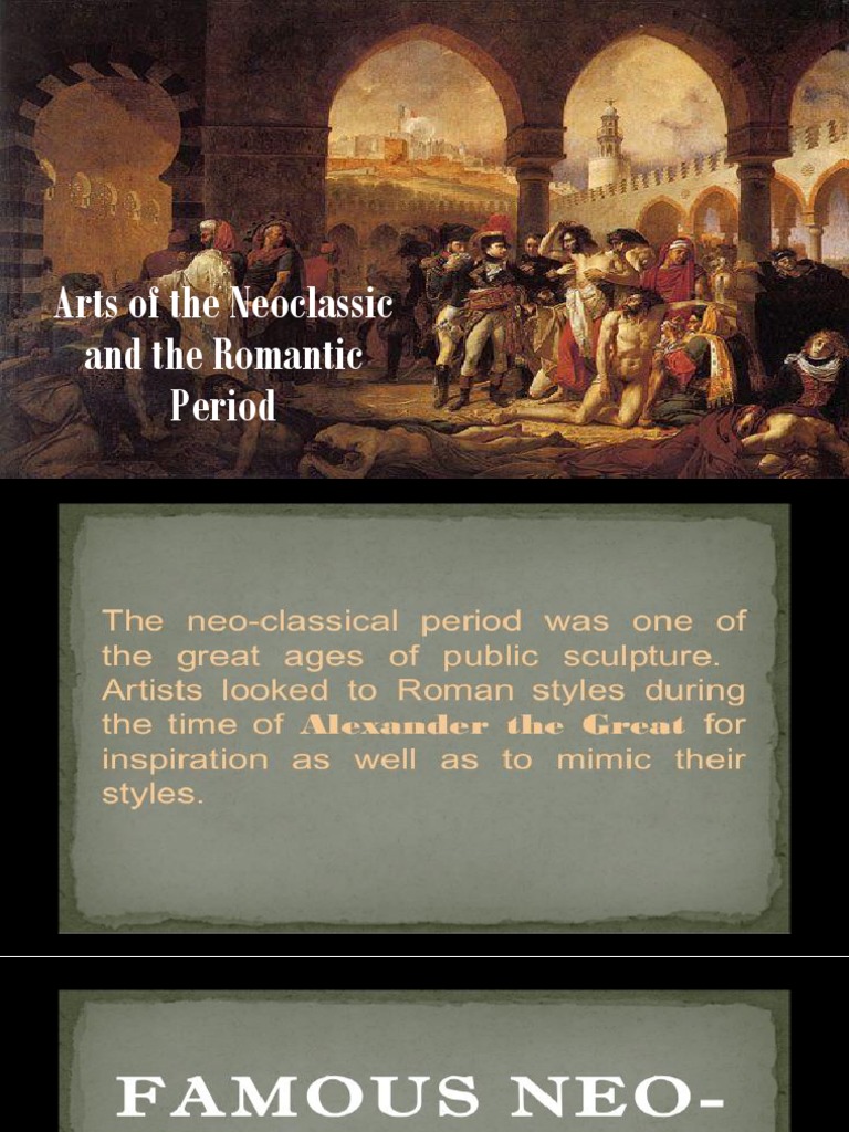 Arts of The Neoclassic and The Romantic Period PDF | PDF | Romanticism ...