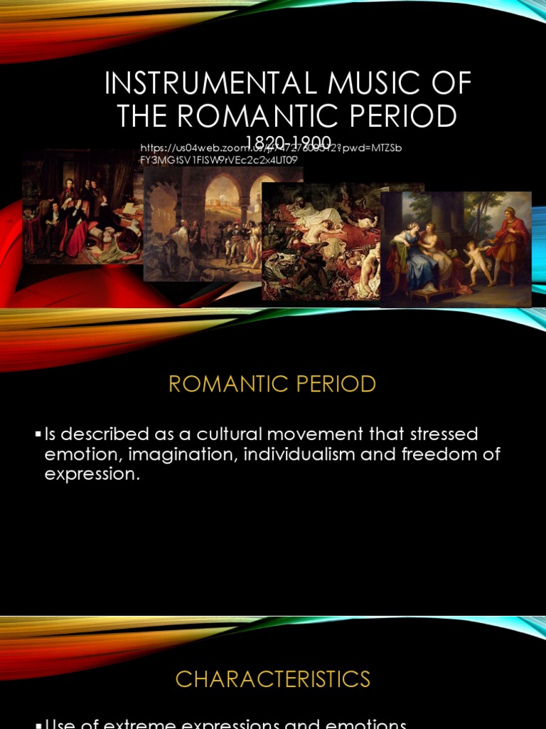 Instrumental Music of The Romantic Period PDF | PDF