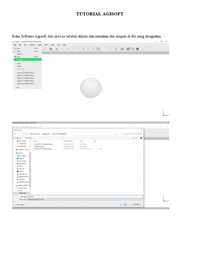 Tutor Agisoft | PDF | Komputer
