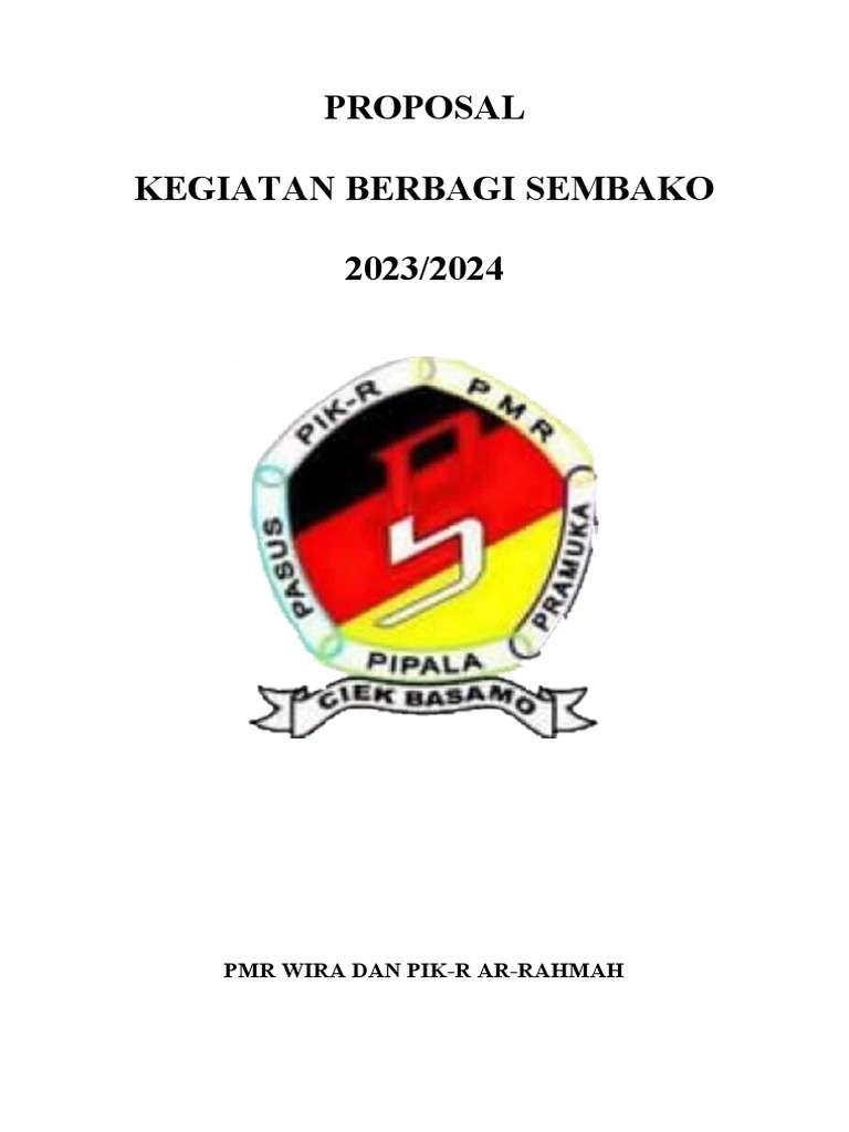 Proposal Sembako PMR Dan Pik R | PDF | Perjalanan