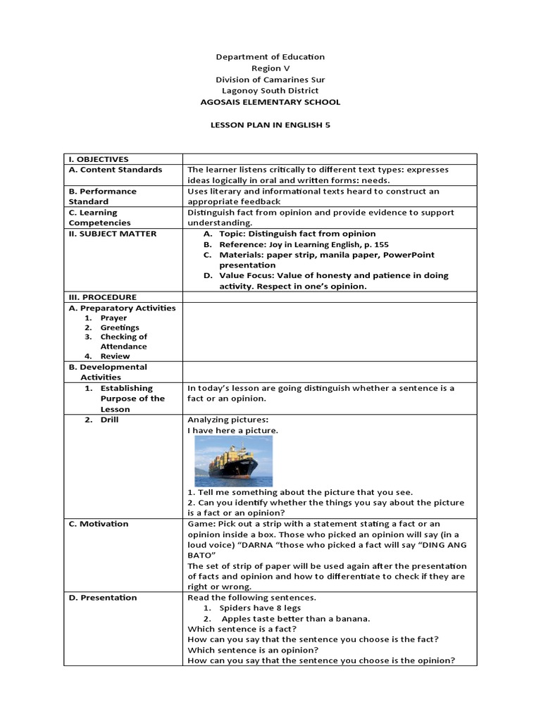 Lesson Plan | PDF | Teaspoon | Batter (Cooking)