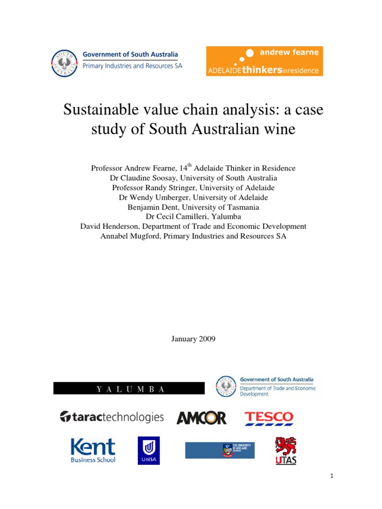 Silo - Tips - Sustainable Value Chain Analysis A Case Study of South ...