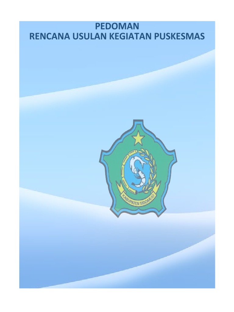 PEDOMAN RUK PUSKESMAS - Opt | PDF