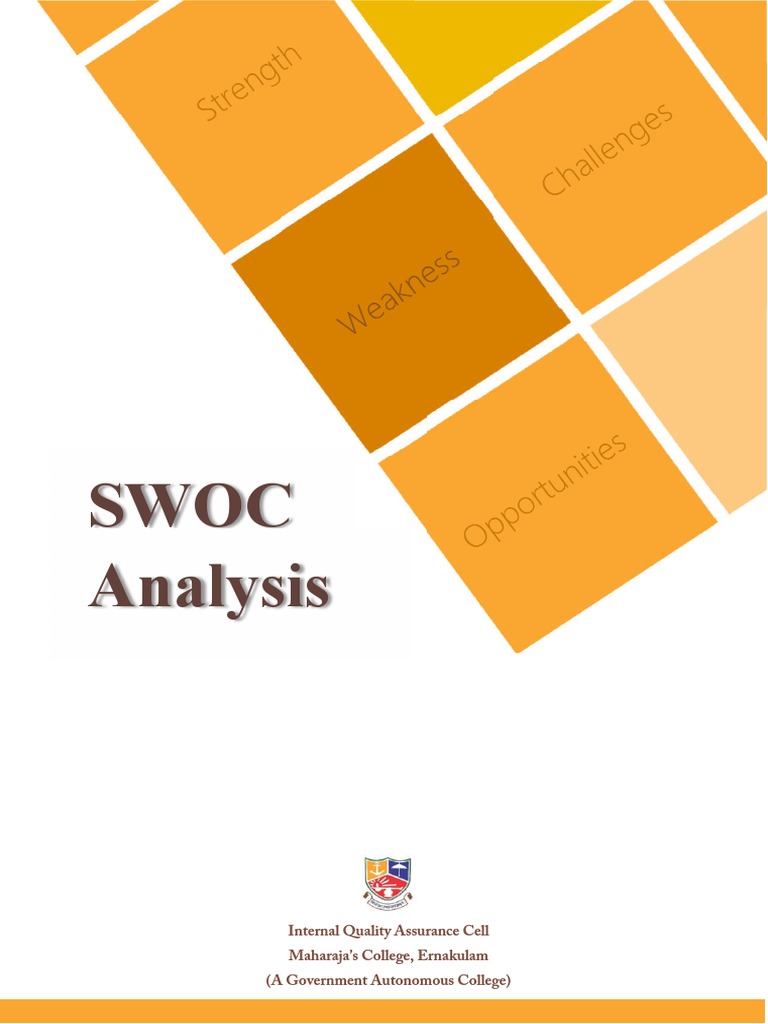 SWOC Analysis | PDF | College | Autonomy