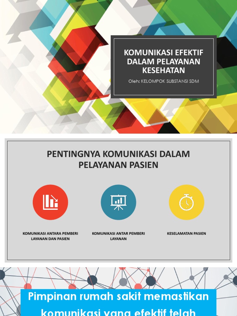 Komunikasi Efektif Dalam Pelayanan Kesehatan | PDF