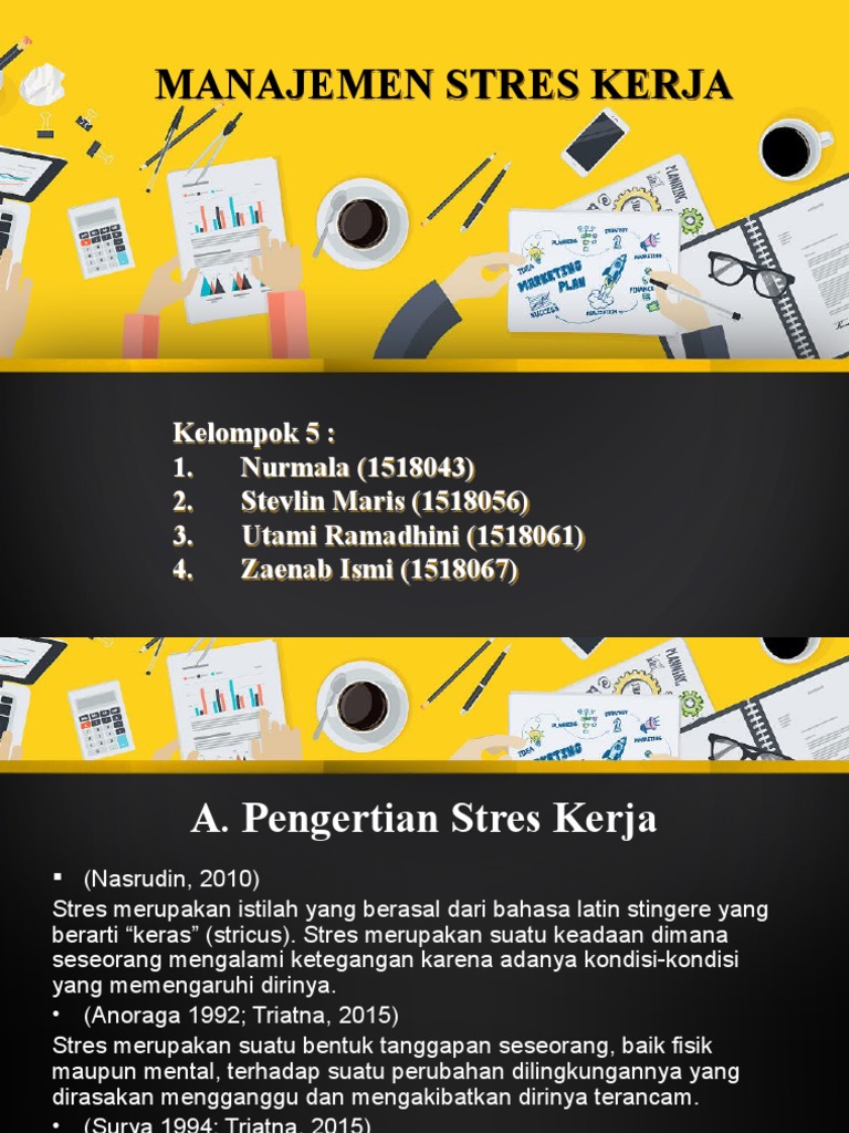 Kelompok 5 - Manajemen Stress Kerja | PDF