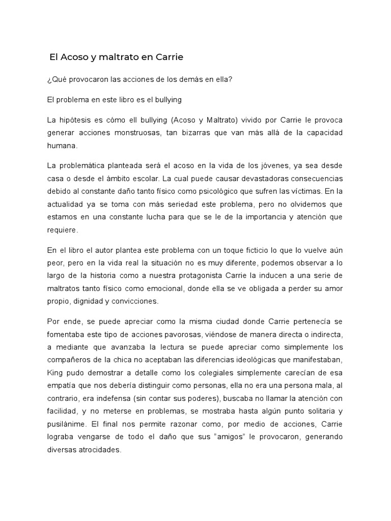 Copia de Ensayo Carrie | PDF