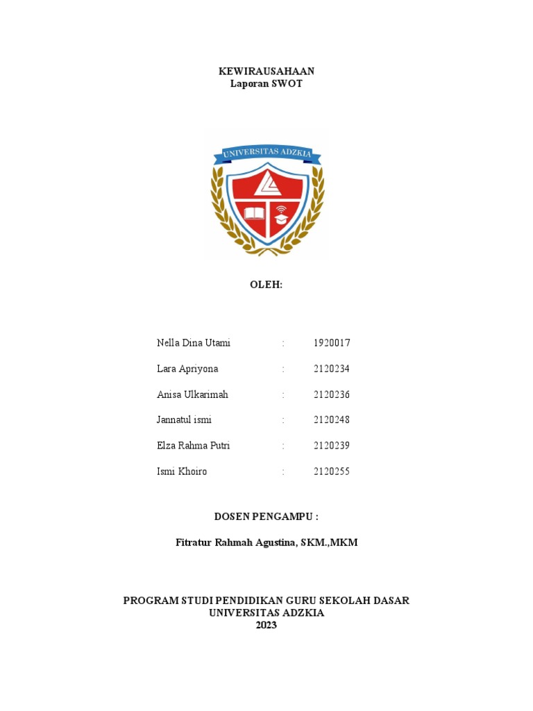Tugas Kwu Analisis Swot | PDF
