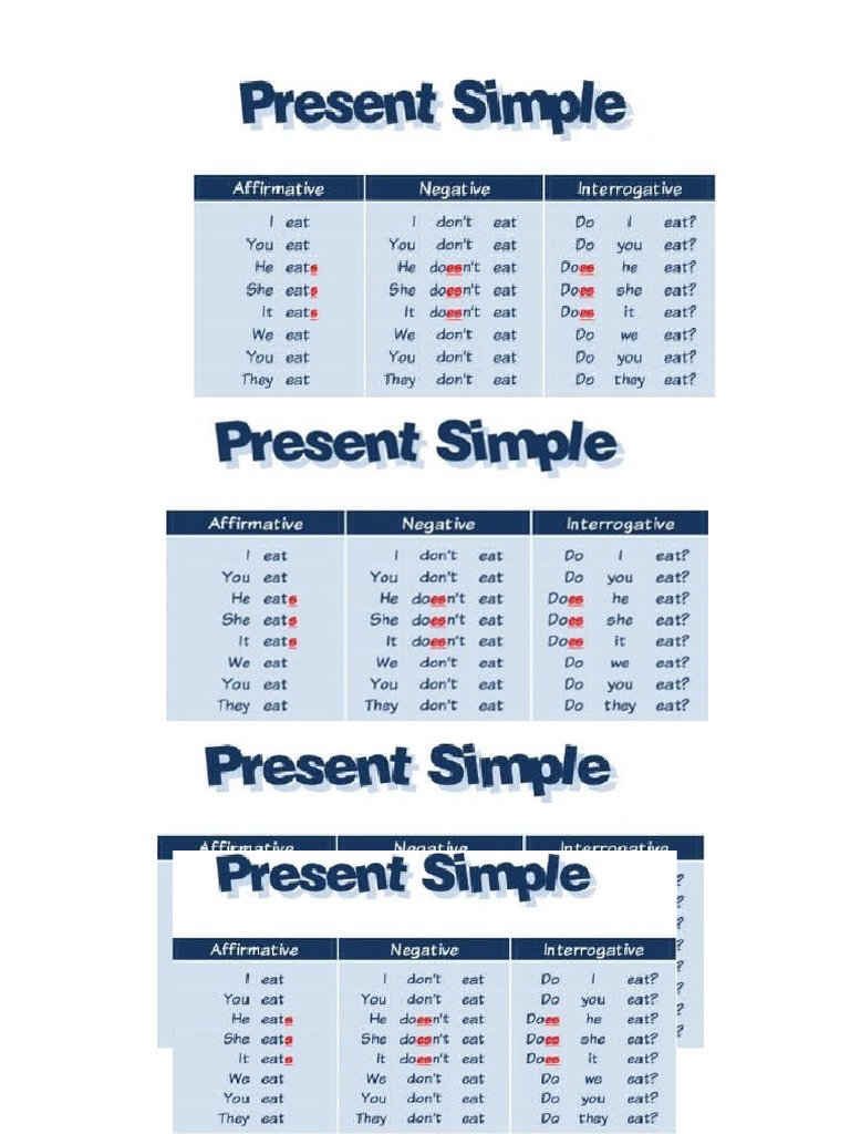 Present Simple | PDF