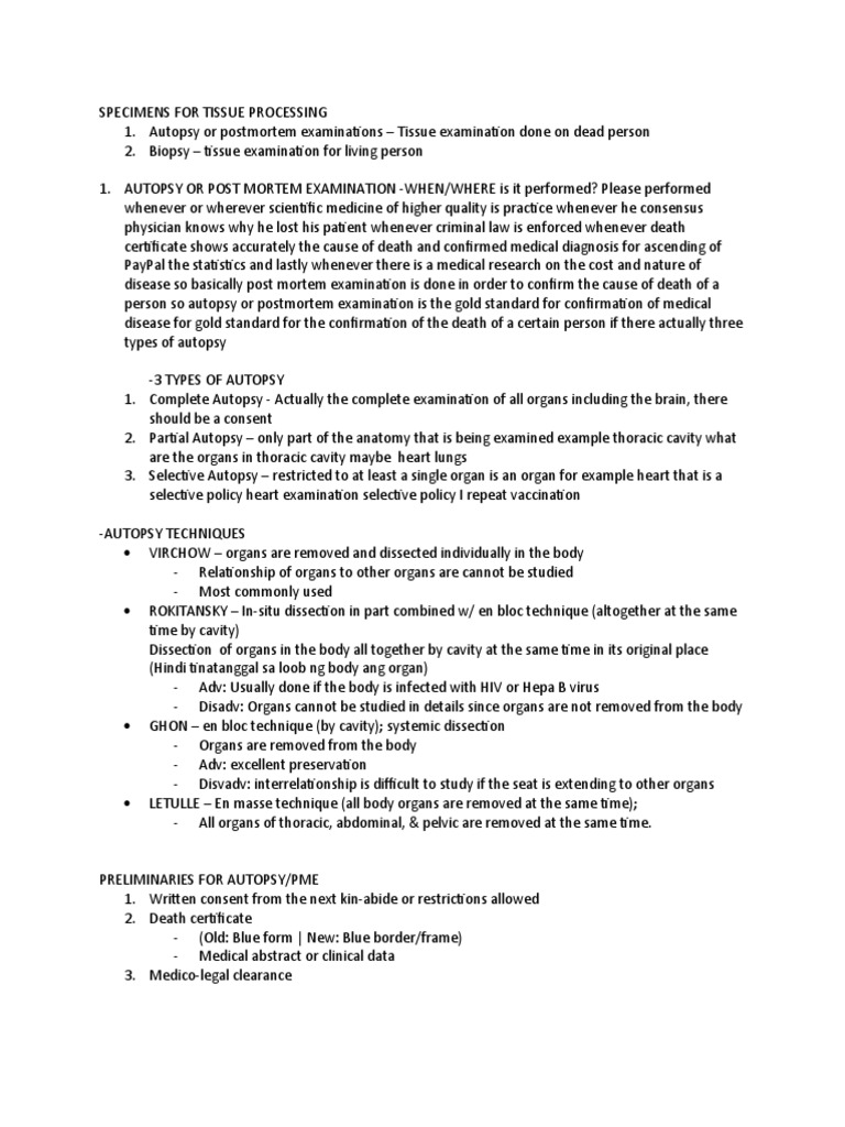 Histopath Reviewer Prelim Quiz 2 | PDF | Autopsy | Histology Histopath Reviewer Prelim Quiz 2 | PDF | Autopsy | Histology