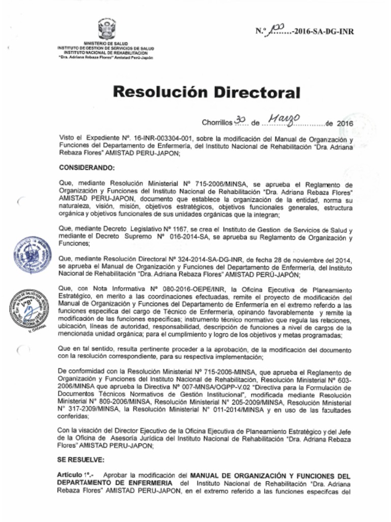 Mof Enfermeria | PDF Mof Enfermeria | PDF