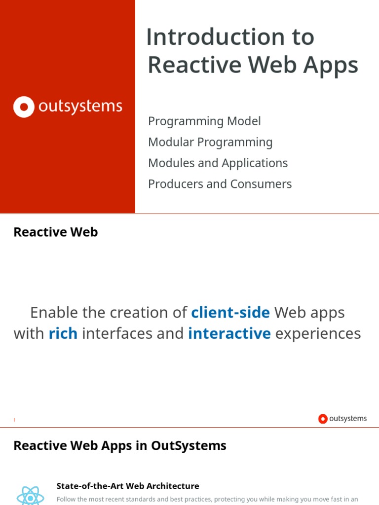 1.2 - Introduction To Reactive Web Apps | PDF | World Wide Web | Internet & Web