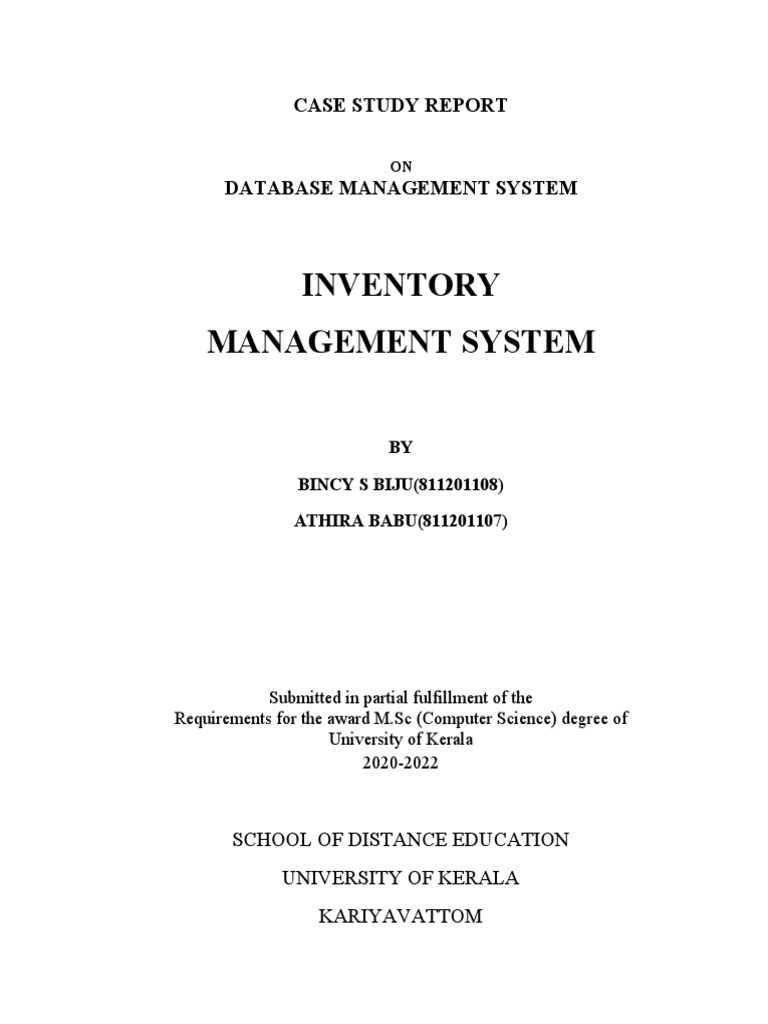 Inventory Management System Using PHP | PDF | Software Development ... Inventory Management System Using PHP | PDF | Software Development ...