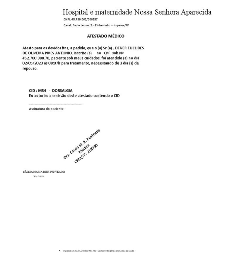 Atestado | PDF
