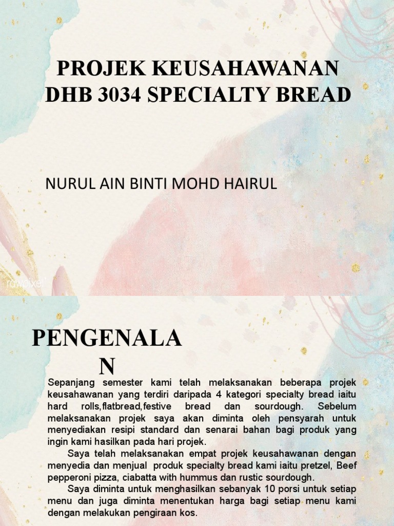 Projek Keusahawanan | PDF