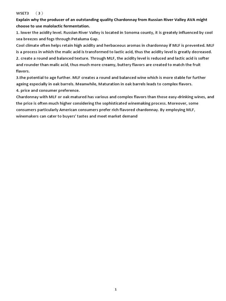 Wset L3 2022 Usa 3 | PDF