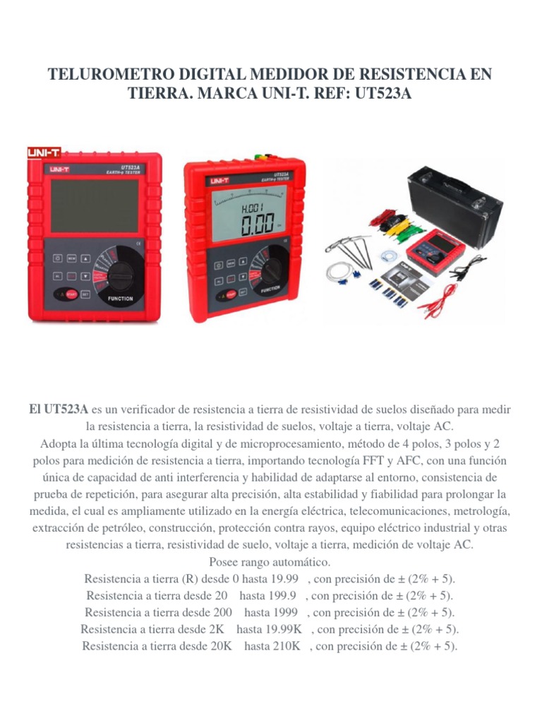 Ficha Tecn - Telurómetro | PDF