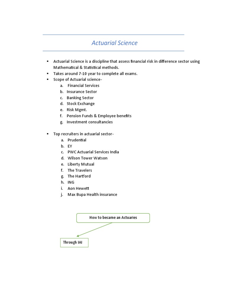 Actuarial Science | PDF | Actuarial Science | Insurance Actuarial Science | PDF | Actuarial Science | Insurance