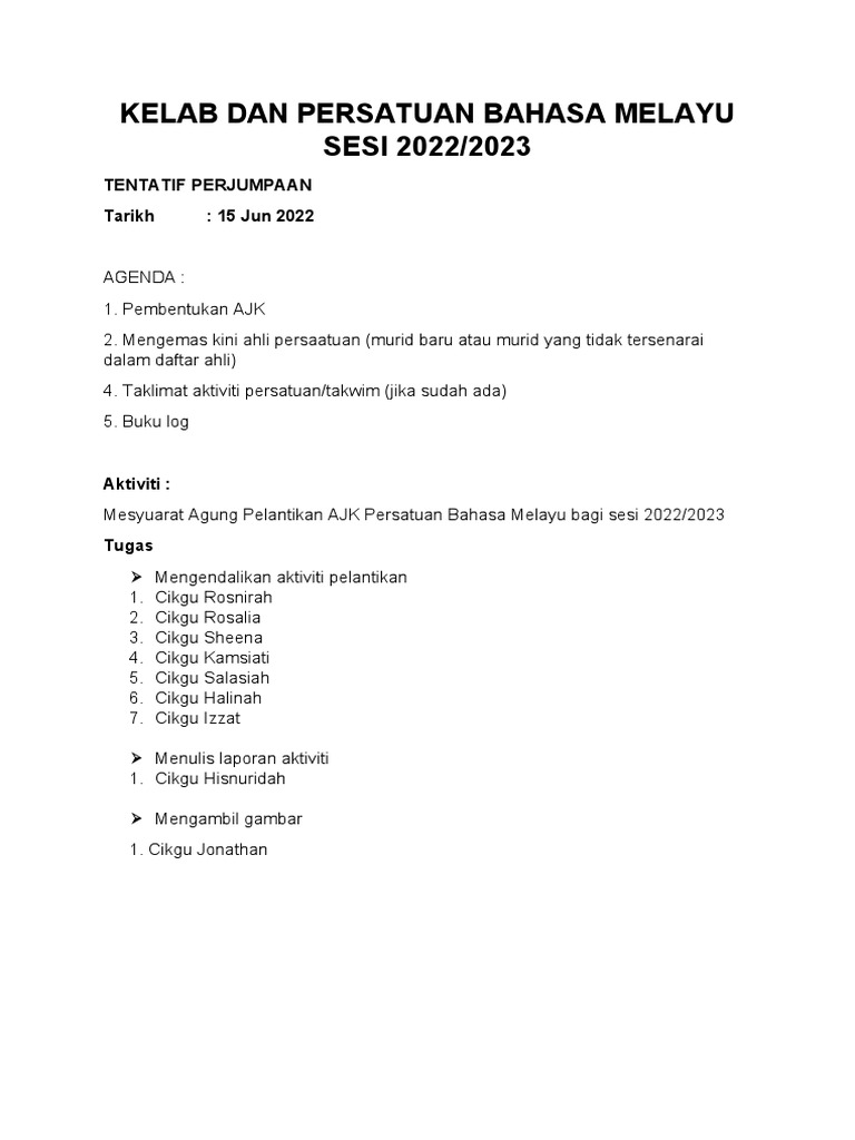 Perjumpaan Pertama | PDF