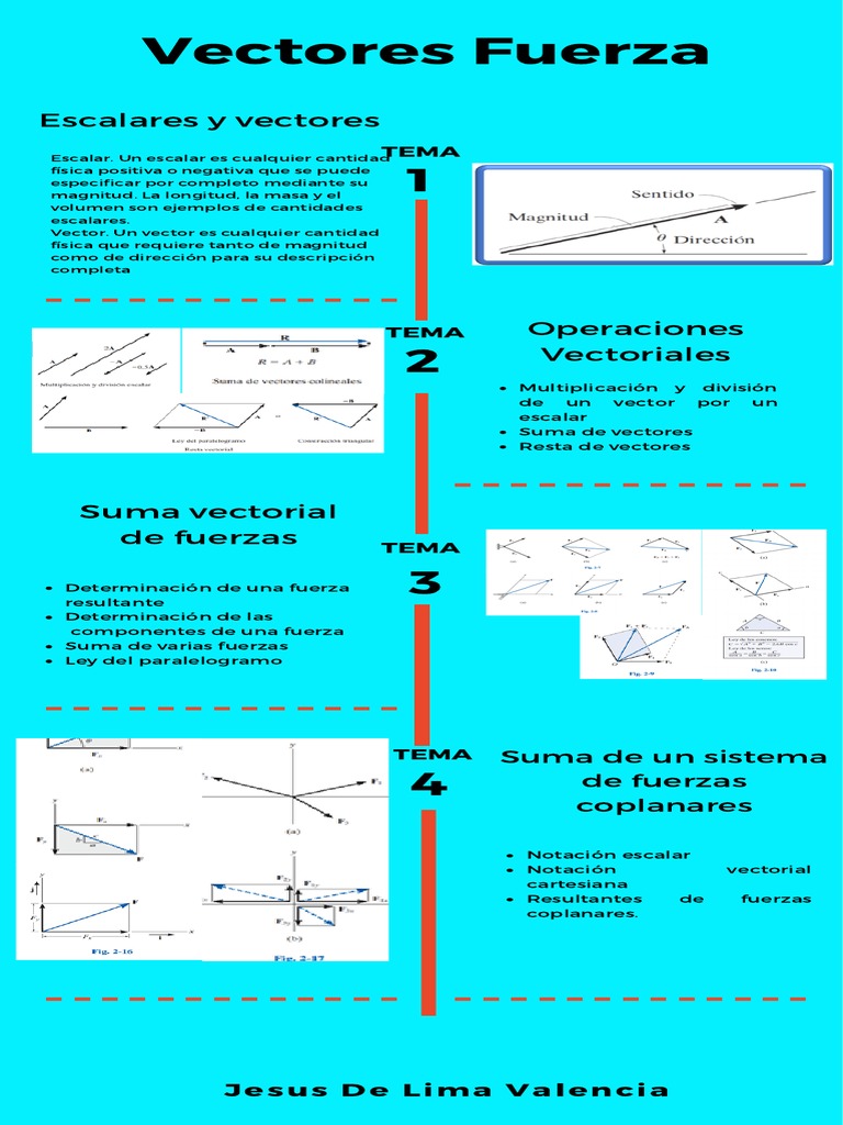 Infografia Vectores de Fuerza | PDF