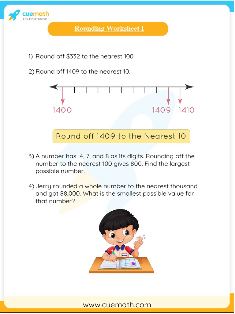 Rounding Worksheets - Worksheet 1 | PDF
