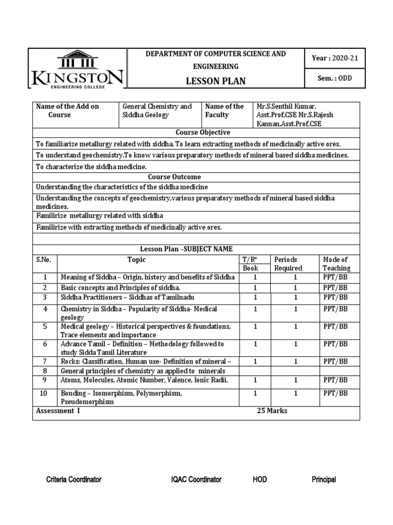 1.2.2 Value Added Courses | PDF | Metals | Chemistry