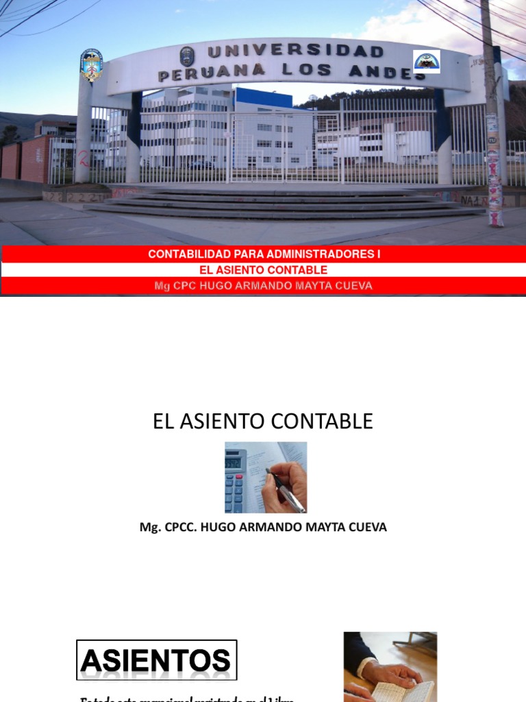 1 El Asiento Contable PDF | PDF